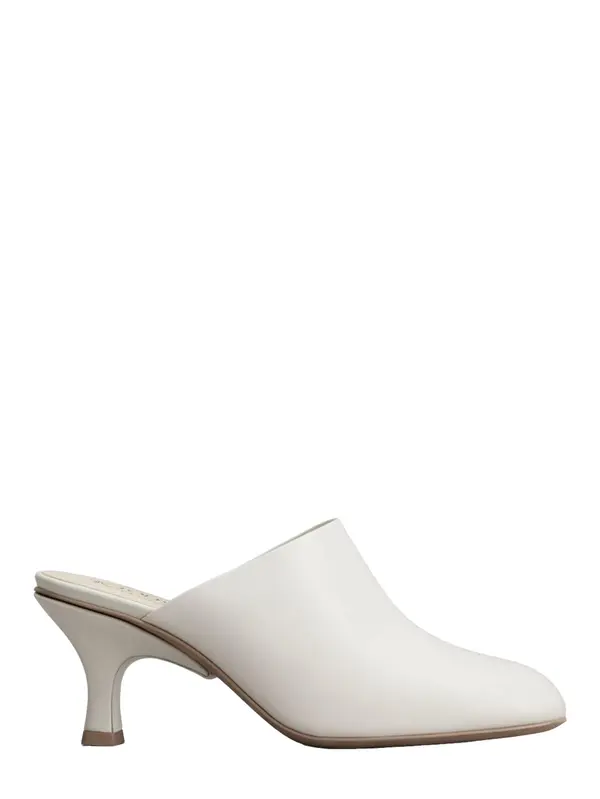 TOD'S 65 Leather Mules - White