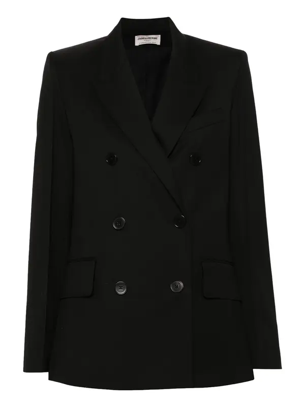Zadig&Voltaire Double-breasted Blazer - Black