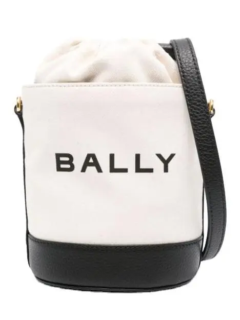 Bally Bar Bucket Bag - Neutrals