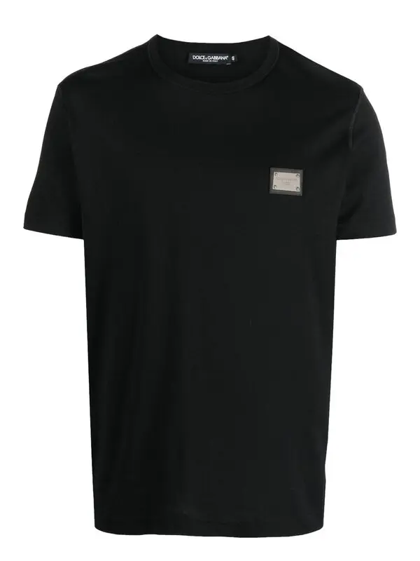 Dolce & Gabbana Logo-plaque T-shirt - Black