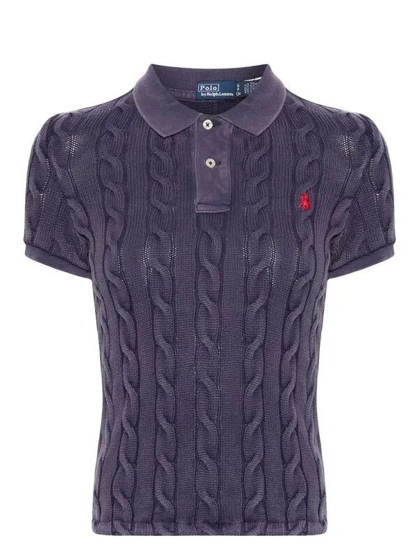 Polo Ralph Lauren Polo-pony-motif Polo Shirt - Blue