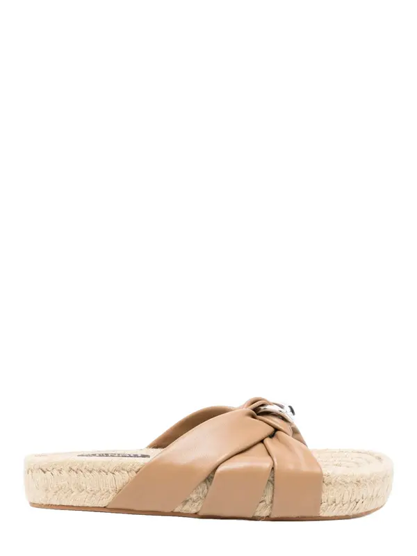 Senso Irina Buckle-detail Espadrilles - Brown