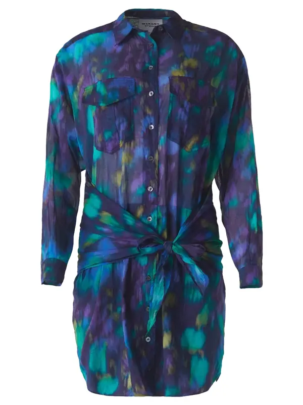MARANT ETOILE Nueva Mini Dress - Blue