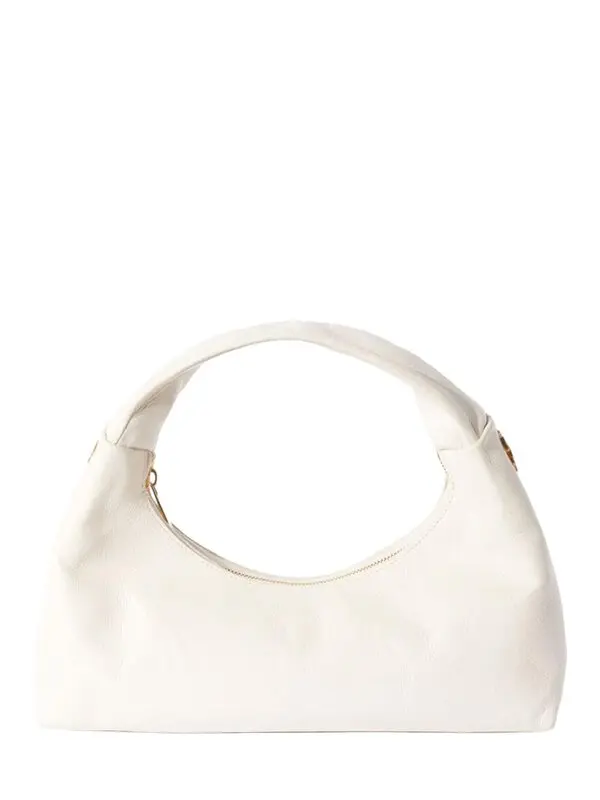 Off-White Arcade Leather Shoulder Bag - White