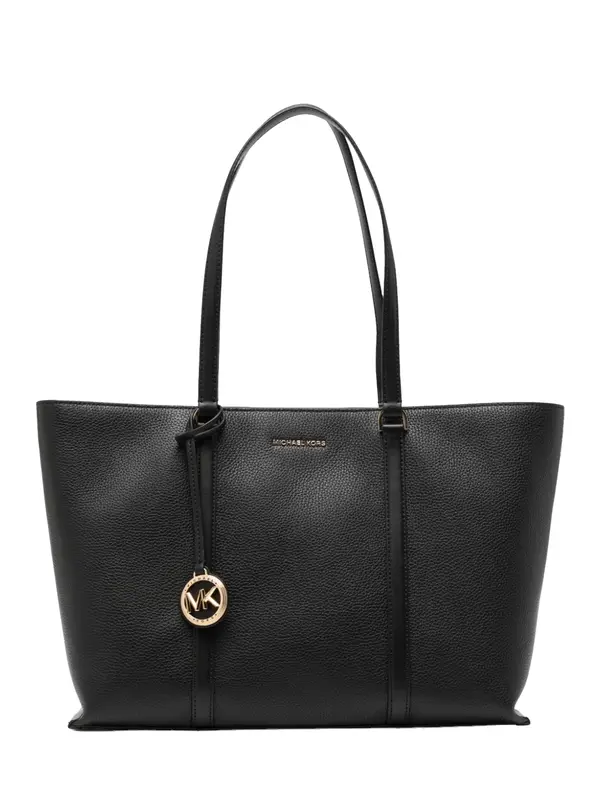 Michael Kors Large Leather Tote Bag - Black