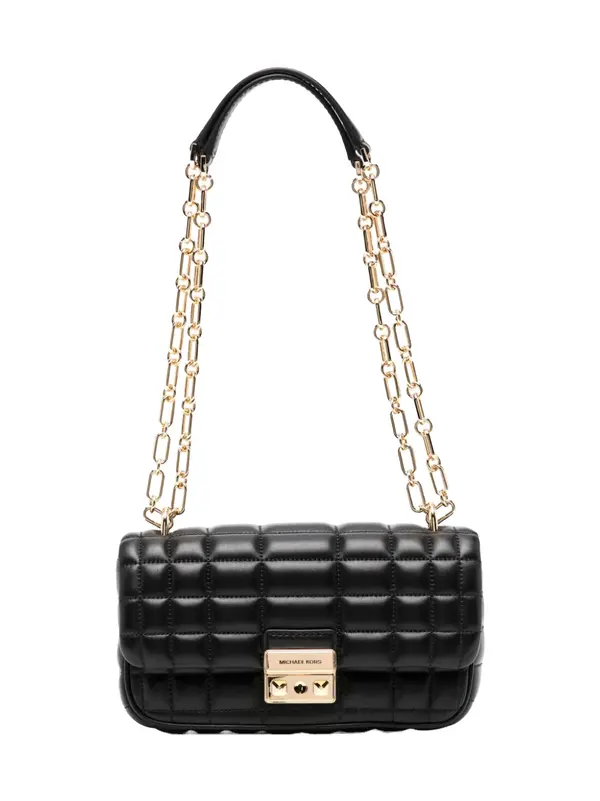 Michael Kors Small Tribeca Quilted Shoulder Bag - Black
