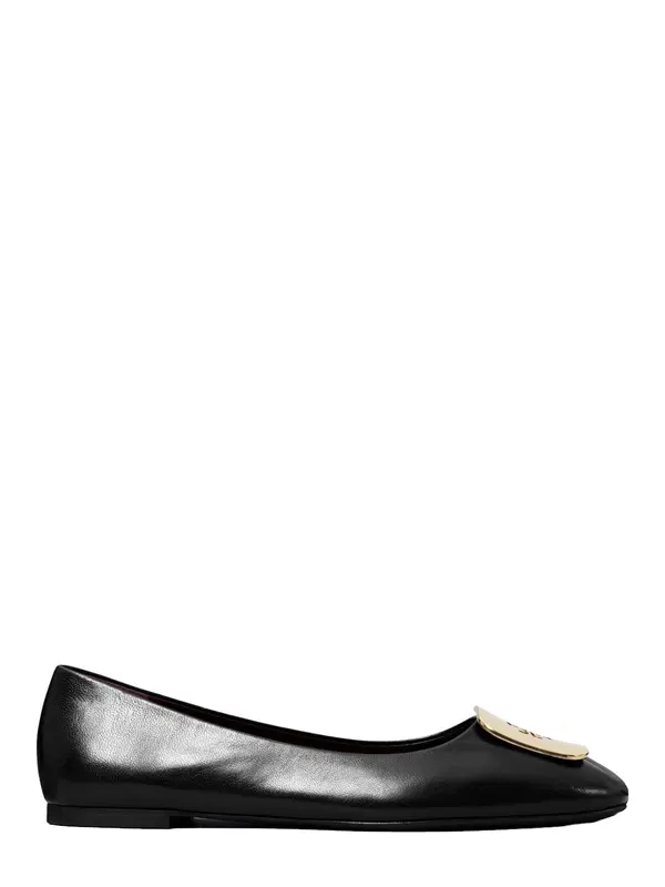 Tory Burch Georgia Ballerina Flats - Black