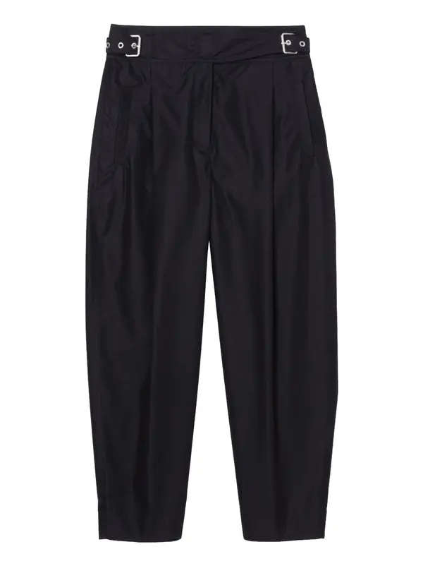 3.1 Phillip Lim Buckled Tapered Trousers - Black