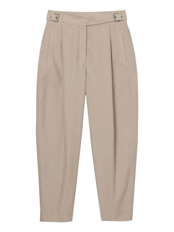 3.1 Phillip Lim Buckled Tapered Trousers - Neutrals