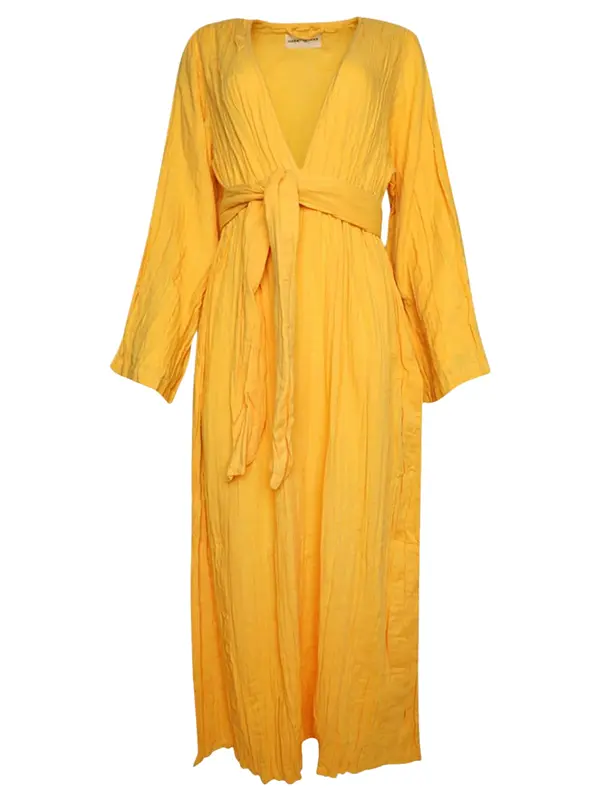 Mara Hoffman Blair Cotton Maxi Dress - Orange
