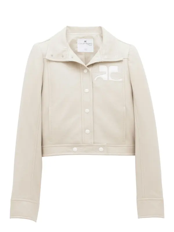 COURREGES Reedition Vinyl Jacket - Neutrals