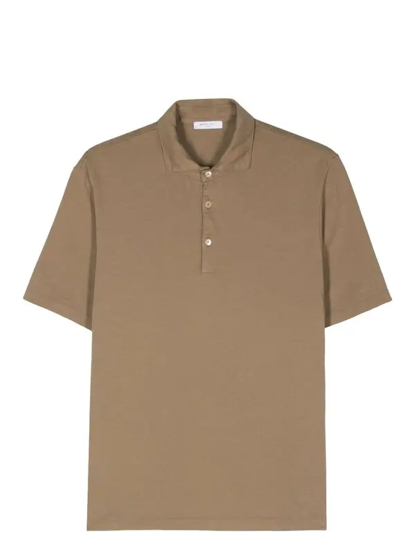 Boglioli Cotton Polo Shirt - Neutrals