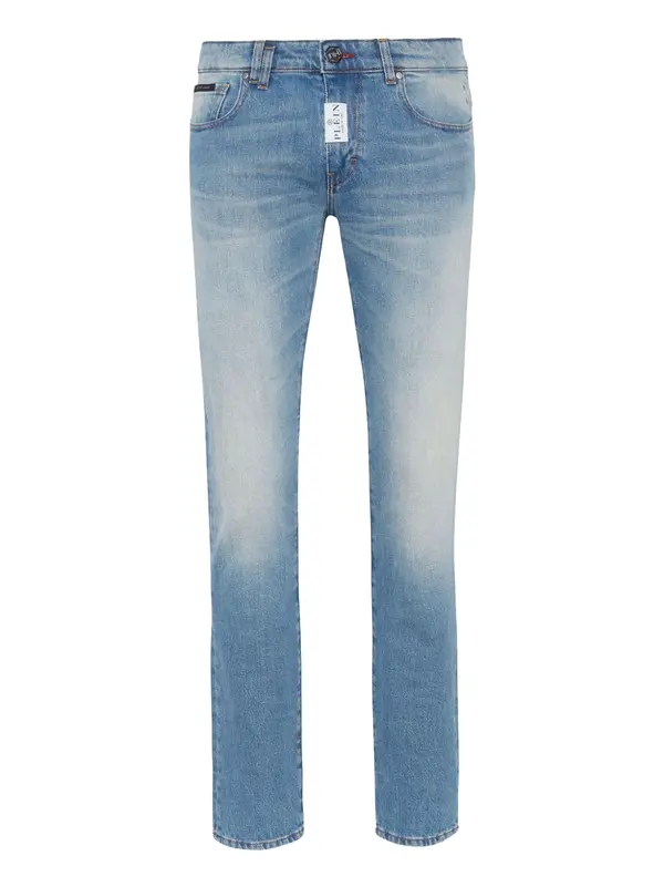 Philipp Plein Low-rise Skinny Jeans - Blue
