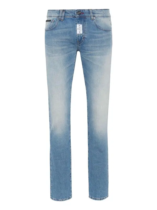 Philipp Plein Low-rise Skinny Jeans - Blue