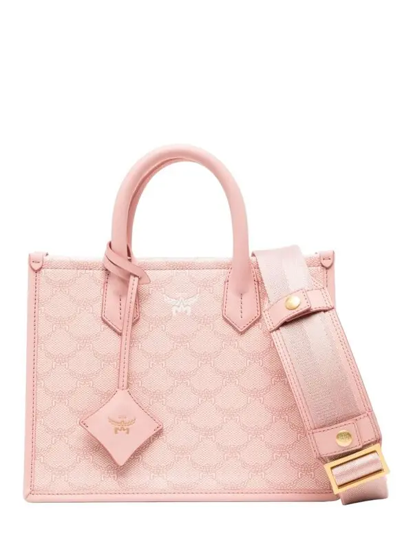 Mcm Lauretos Himmel Small Tote Bag - Pink