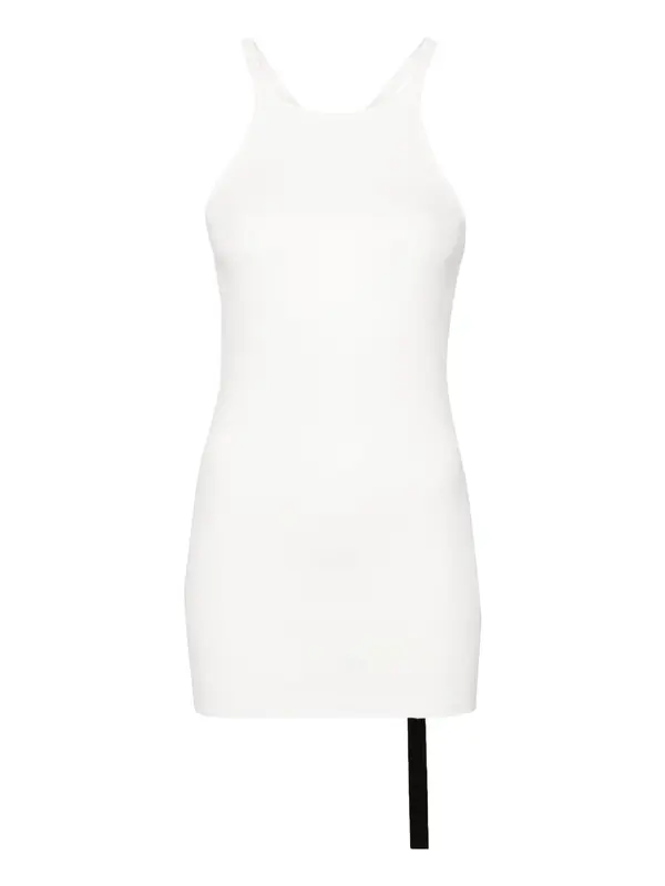 Rick Owens Racerback Cotton Tank Top - White