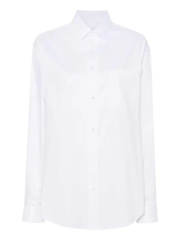 DARKPARK Anne Embroidered-logo Shirt - White