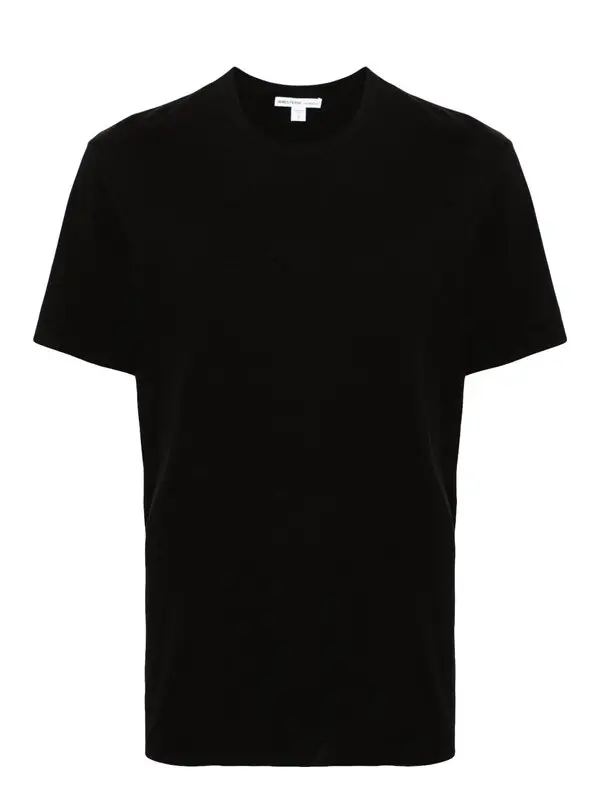 JAMES PERSE Crew-neck Cotton T-shirt - Black