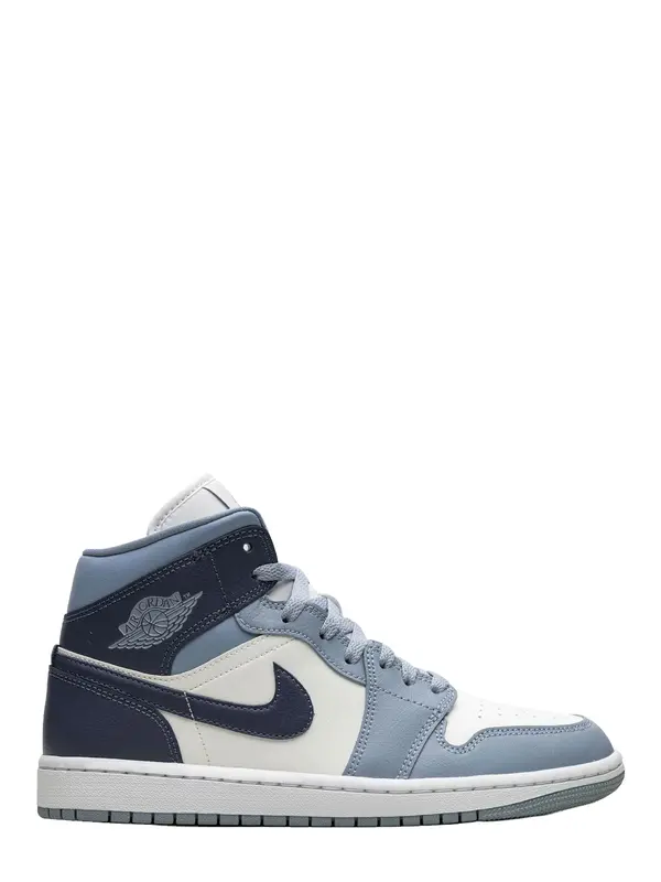 JORDAN Air 1 Mid Two-tone Sneakers - Blue