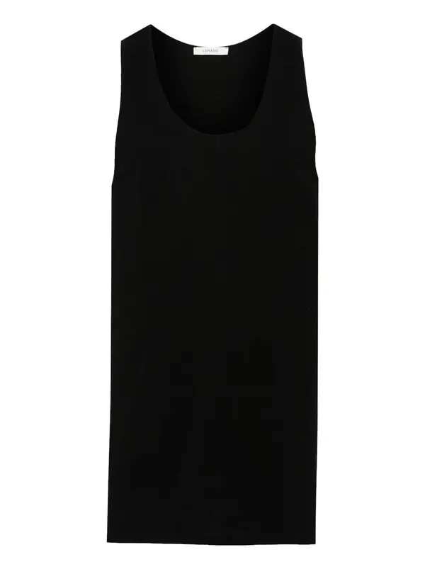 LEMAIRE Débardeur Ribbed Top - Black