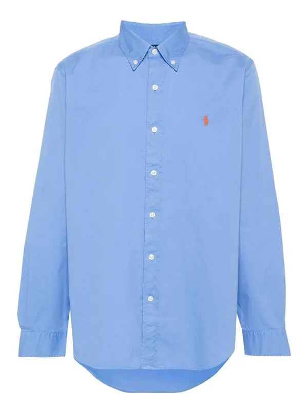 Polo Ralph Lauren Polo Pony Cotton Shirt - Blue