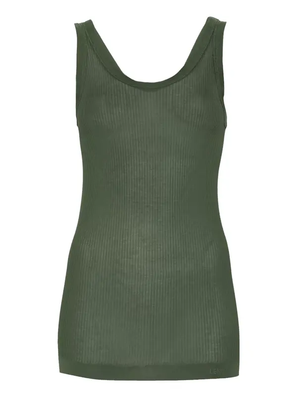 LEMAIRE Semi-sheer Tank Top - Green
