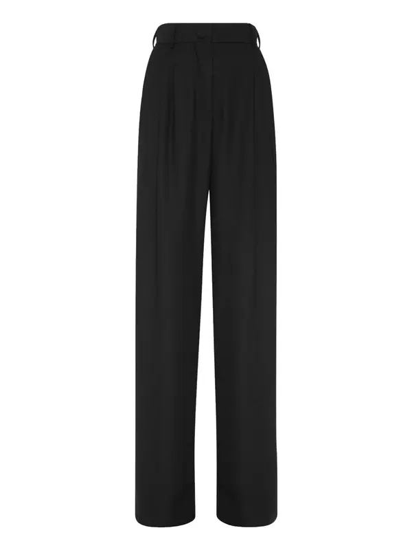 Philipp Plein High-waisted Trousers - Black