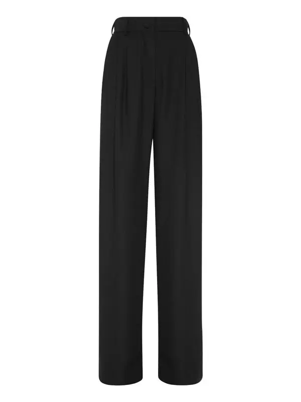 Philipp Plein High-waisted Trousers - Black