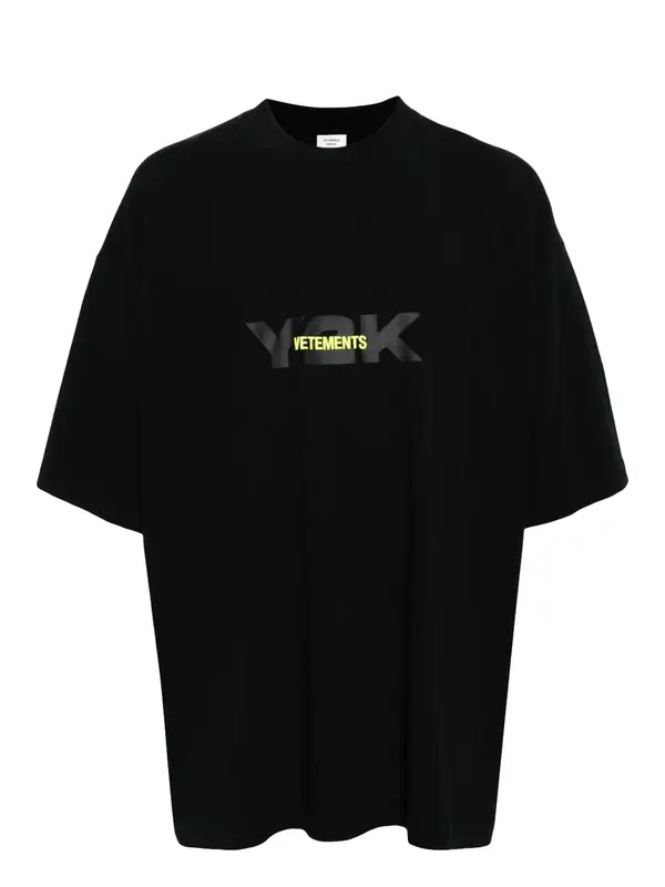 Vetements Logo-print T-shirt - Black