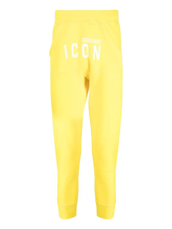 Dsquared2 Icon-print Track Pants - Yellow