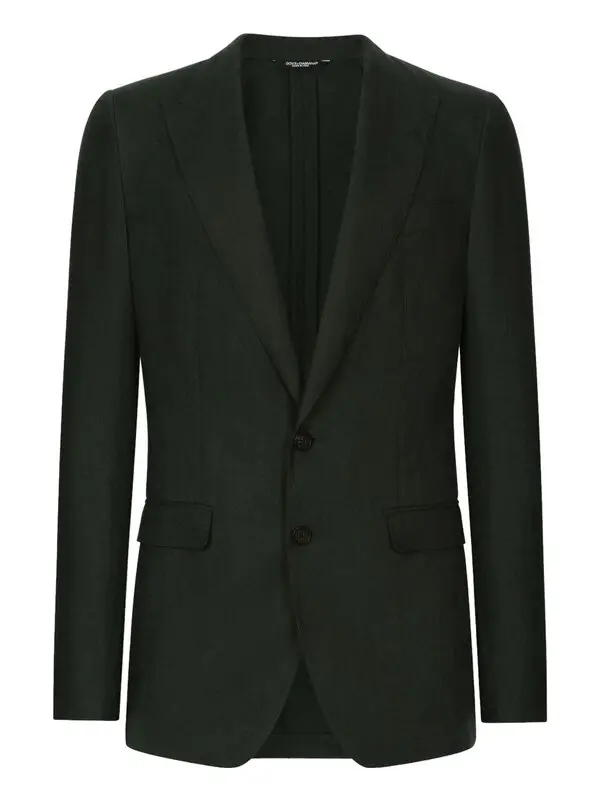 Dolce & Gabbana Taormina Single-breasted Blazer - Green