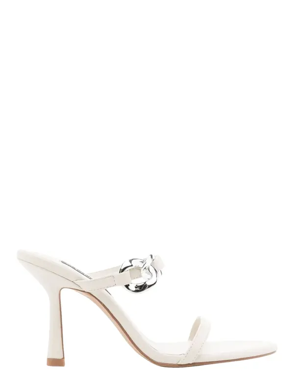 Senso Kiana 100mm Leather Sandals - Neutrals