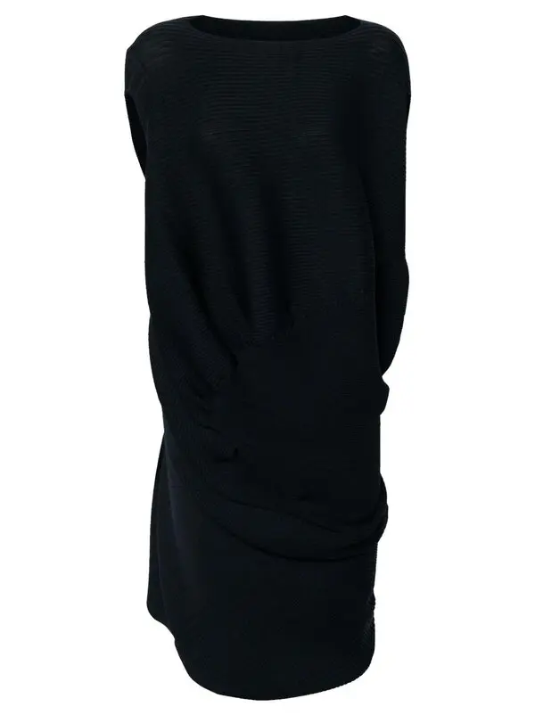 Issey Miyake Aerate Asymmetric Dress - Blue