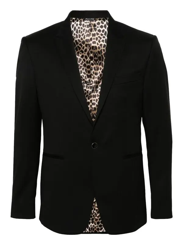 ERALDO Single-breasted Blazer - Black
