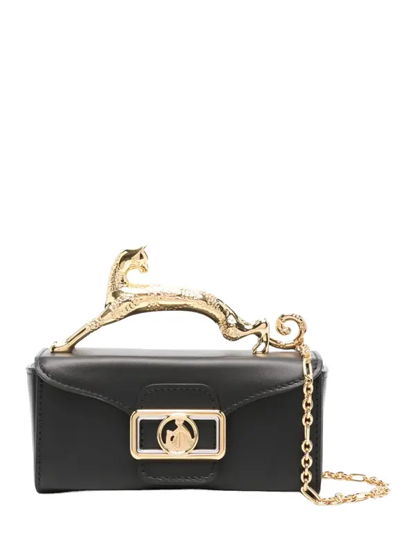 LANVIN Nano Pencil Cat Bag - Black