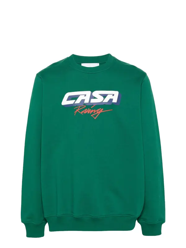 Casablanca Casa Racing 3d Cotton Sweatshirt - Green
