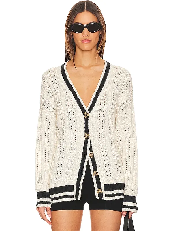 Sanctuary Sport Stripe Cardigan - Eco Natural