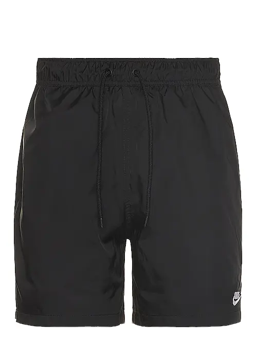Nike Club Woven Flow Shorts - Black & White