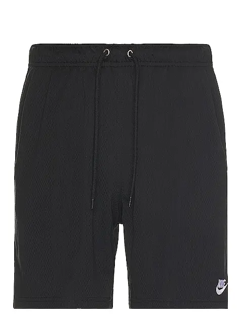Nike Club Mesh Flow Shorts - Black & White