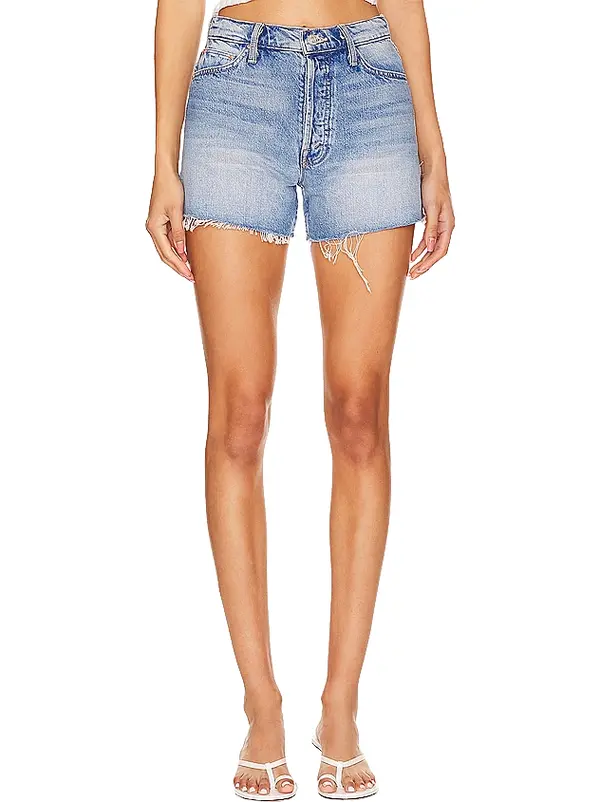MOTHER The Skipper Denim Short N Long Short - Leap At The Chance