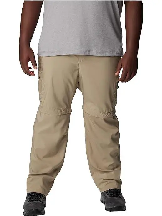 Columbia Big Tall Silver Ridge Utility Convertible Pants - Bone