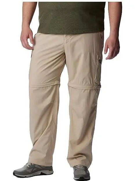 Columbia Big Tall Silver Ridge Utility Convertible Pants - White