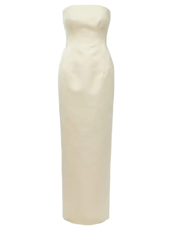 EMILIA WICKSTEAD Strapless Gown - White