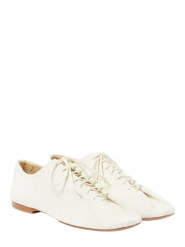 LEMAIRE Denim Derby Shoes - White