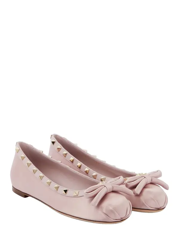 Valentino Garavani Rockstud Ballet Flats - Purple