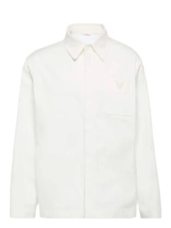 Valentino Garavani Cotton Canvas Jacket - White
