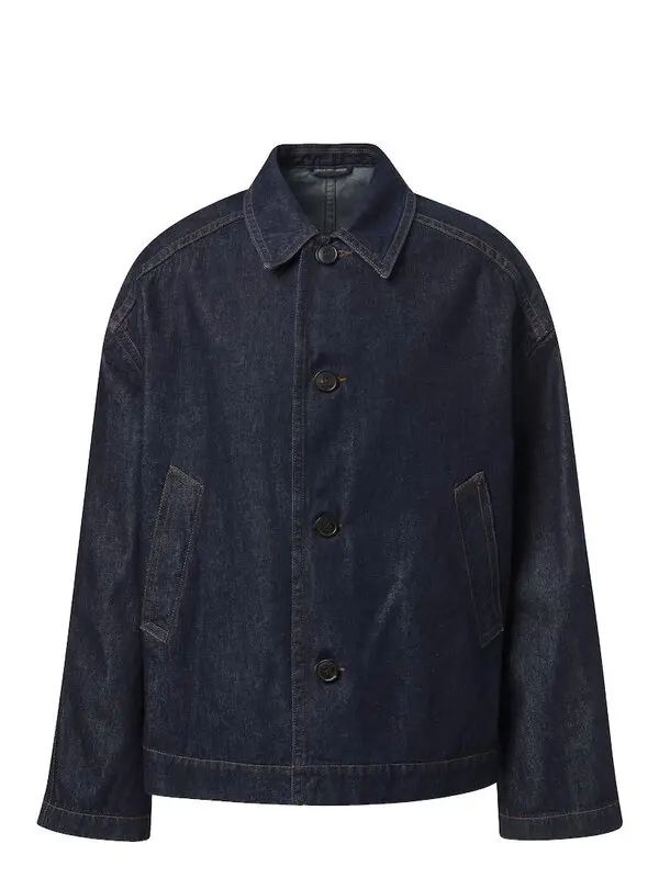 Dries Van Noten Indigo Denim Jacket - Blue