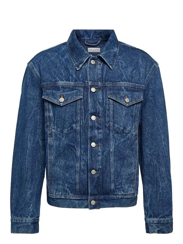 Dries Van Noten Indigo Denim Jacket - Blue