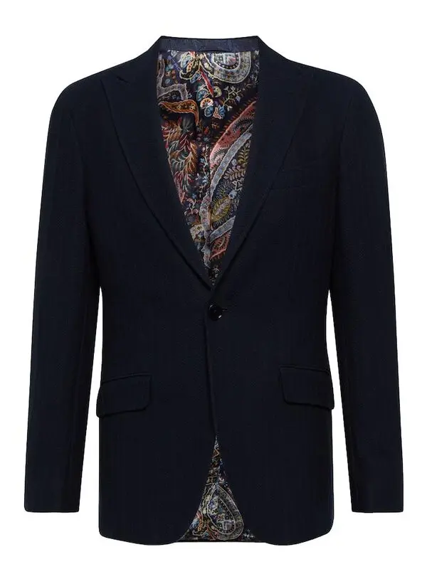 Etro Cotton Blazer - Blue