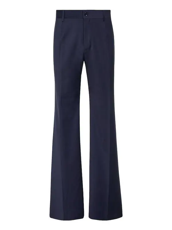 Dolce & Gabbana Flared Trousers - Blue